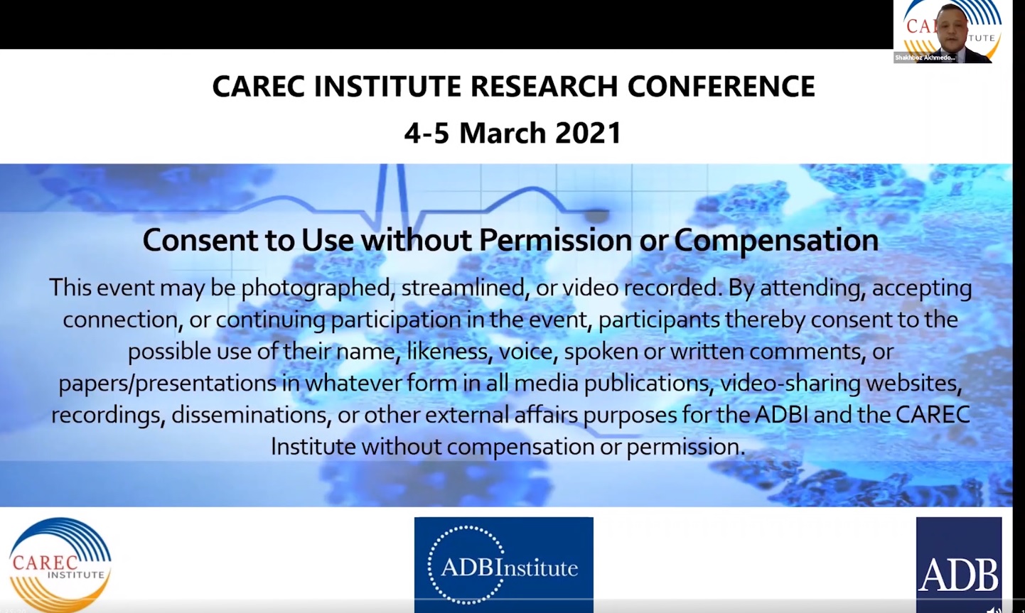 COVID19 and Potential for Economic Recovery in CAREC Region-CAREC ...